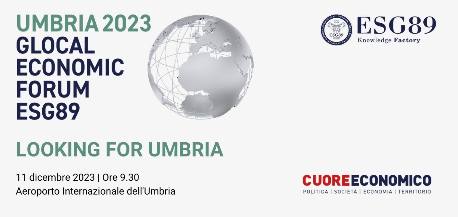 LOOKING FOR UMBRIA. Glocal economic forum 2023 di Esg89 | Confindustria ...